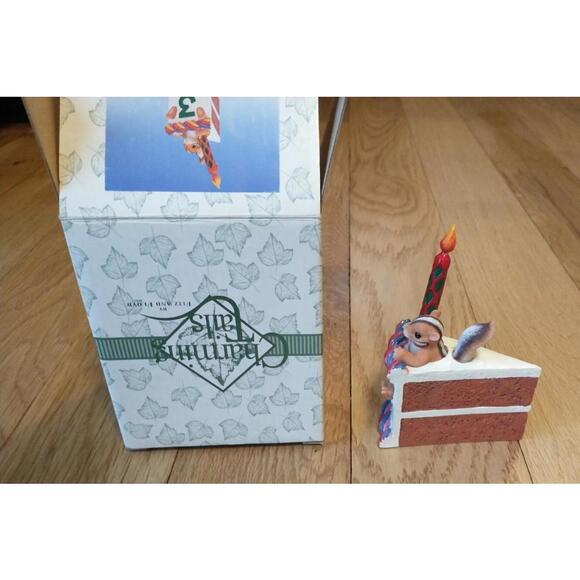 Fitz and Floyd | Other | Charming Tails Chauncey Birthday Cake Candle ...
